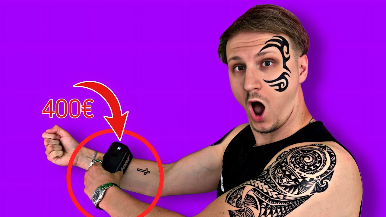 Ich hab mir mit DIESEM TikTok-Gadget ein Tattoo gemacht - YouTube