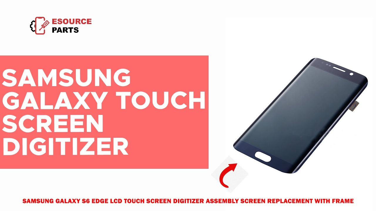 Samsung Galaxy S6 Edge Touch Screen Digitizer Assembly with Frame ...