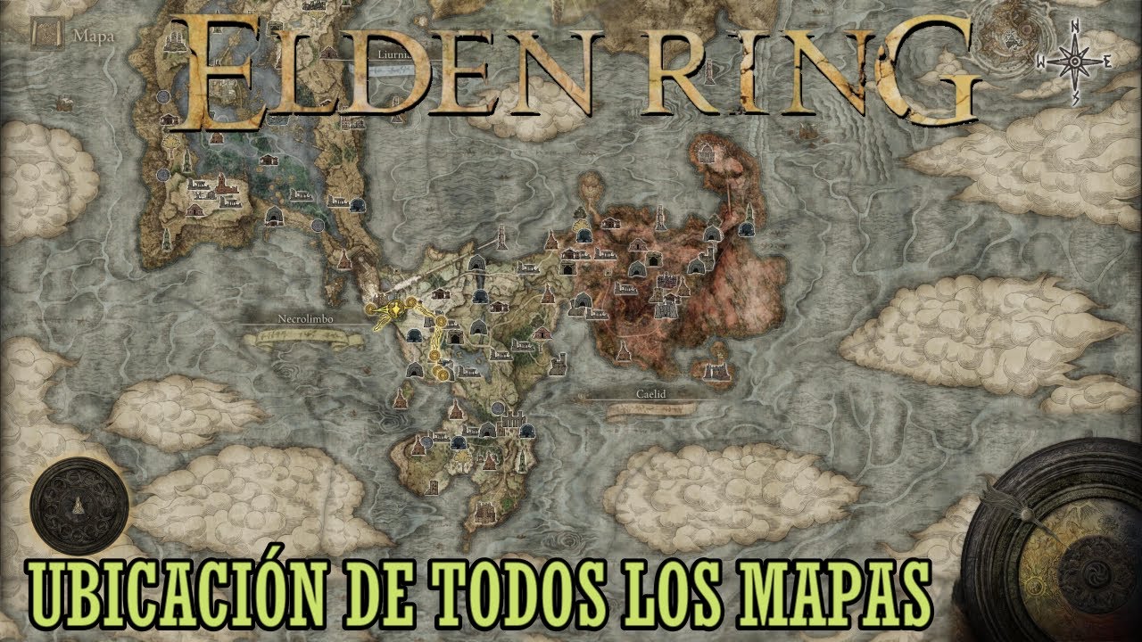 ELDEN RING - Guía de todos los mapas de tierras intermedias - YouTube