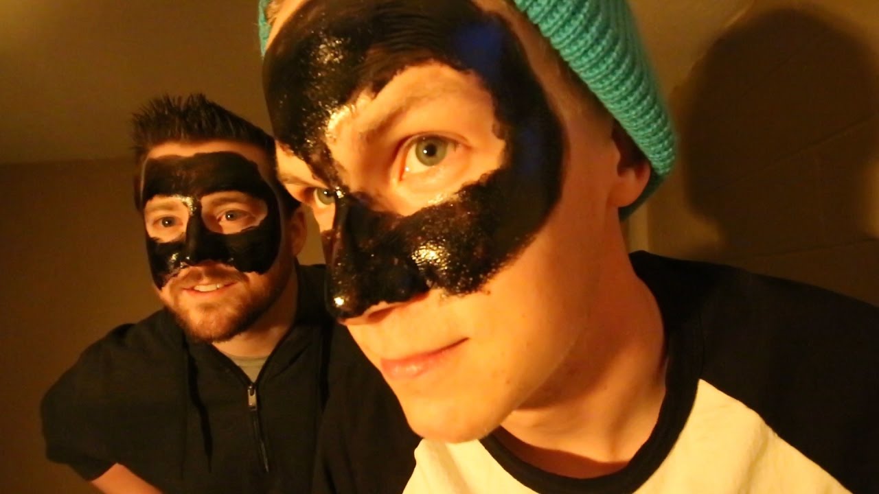 black charcoal mask RIPPED MY FACE OFF!! - YouTube
