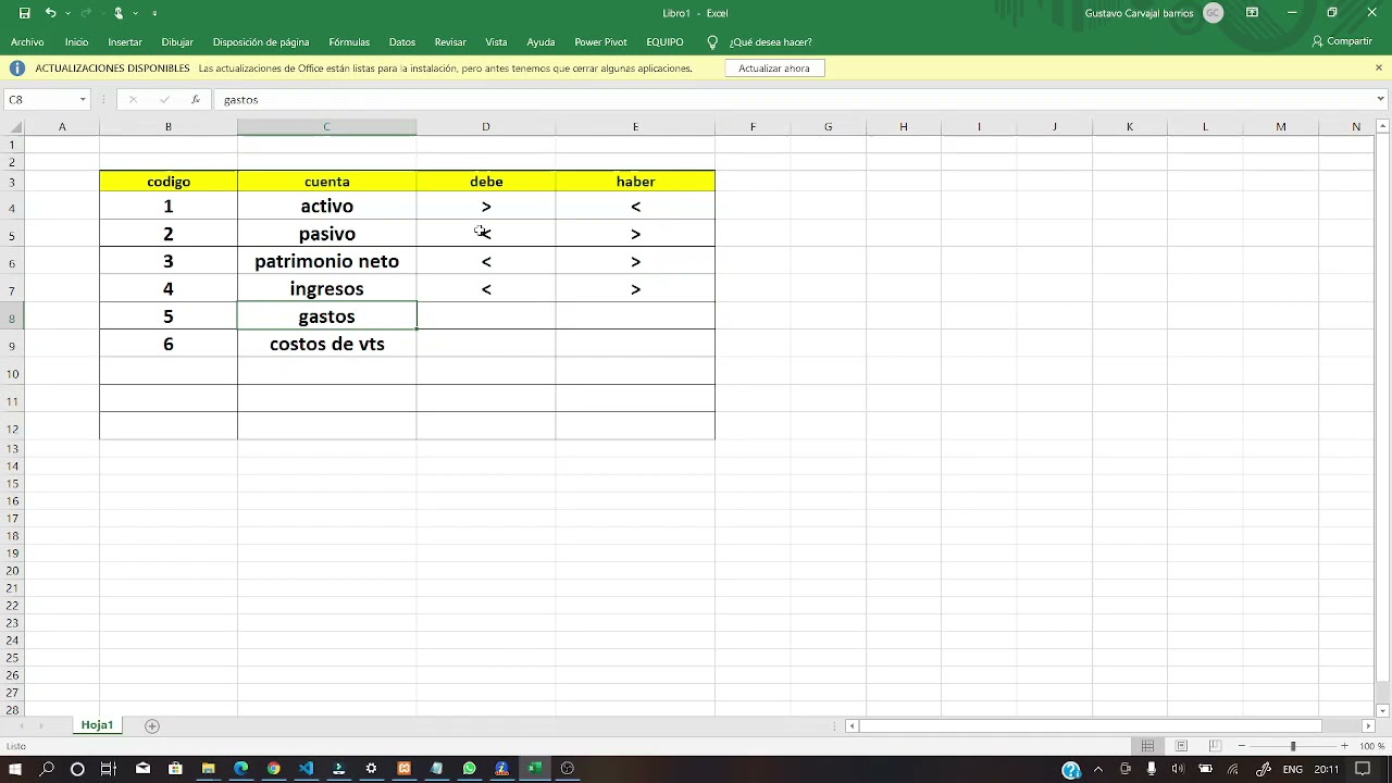 tutorial asiento contable - YouTube