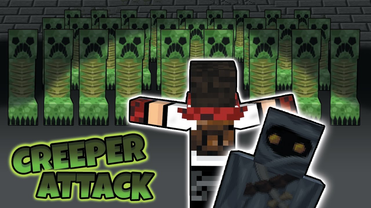 Minecraft : Creeper Attack - YouTube