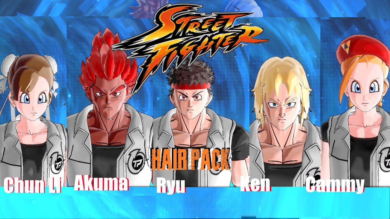 Xenoverse 2 Street Fighter Hair Pack Mod Release - YouTube