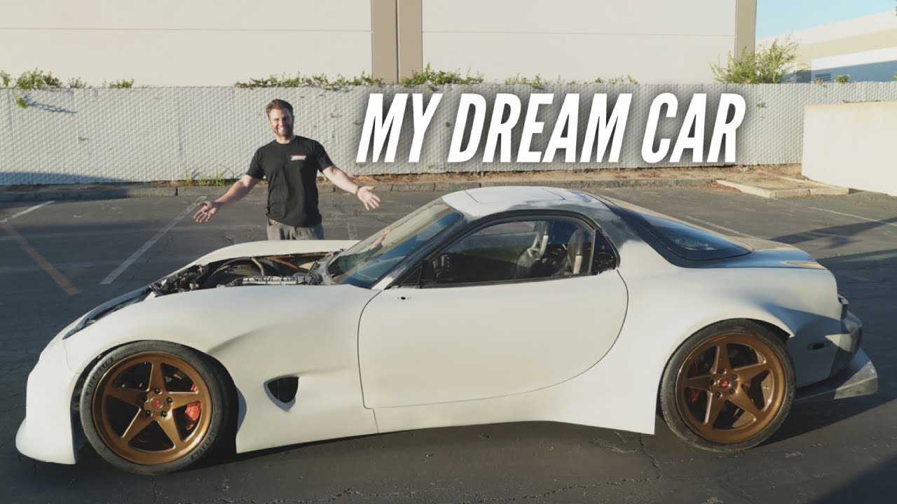 AWD 4 Rotor RX-7 FINALLY has a BODY! Sneak Peek into SEMA reveal! - YouTube