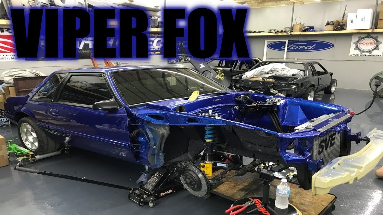 We tear into the VIPER BLUE foxbody Mustang! - YouTube