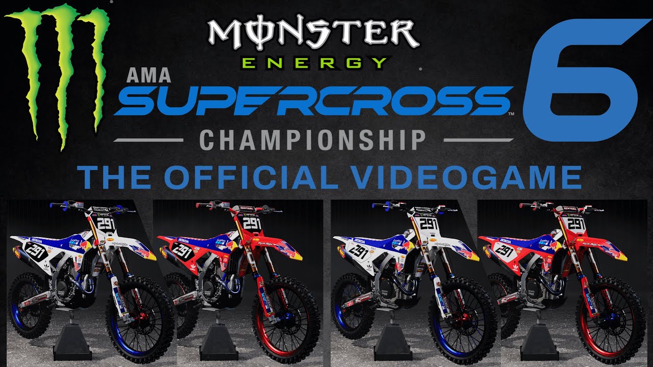 HONDA 450/250 CRF 2023 | TLD Graphics V1 | Supercross The Game 6 - YouTube