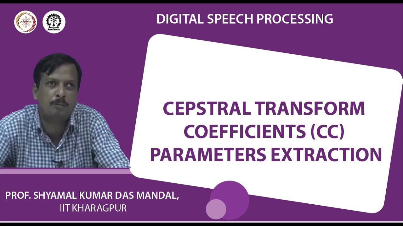 Cepstral Transform Coefficients (CC) Parameters extraction - YouTube