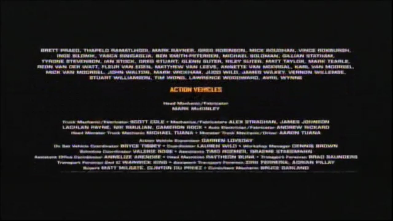 Mad Max: Fury Road (2015) End Credits (UniMás 2023) - YouTube