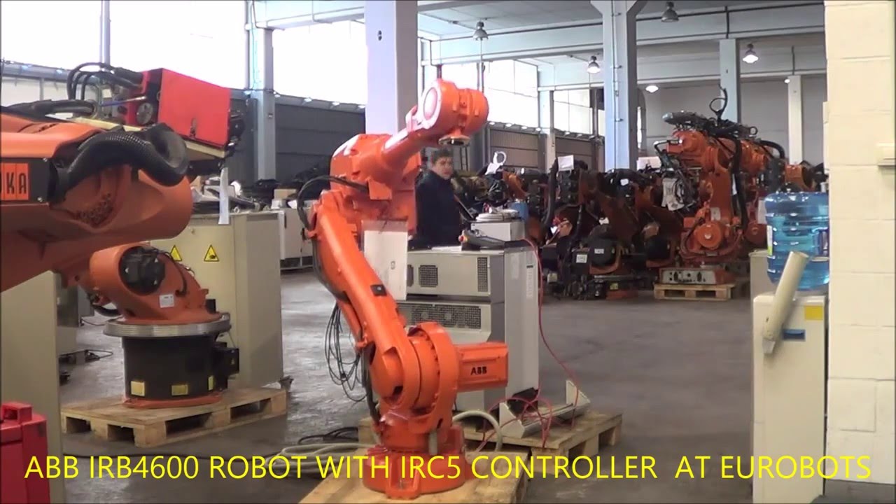 Used robot ABB IRB 4600 IRC5 Eurobots.it - YouTube