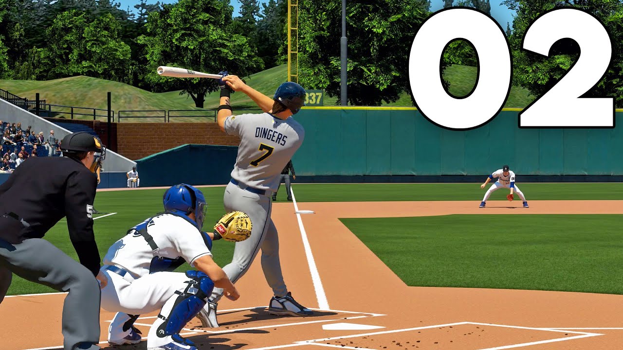 MLB 24 Road to the Show - Part 2 - FIRST CAREER HOME RUNS - YouTube