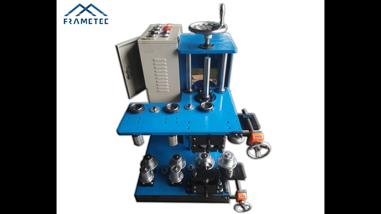 KLS25-550 Crimping curved machine for standing seam profile - YouTube