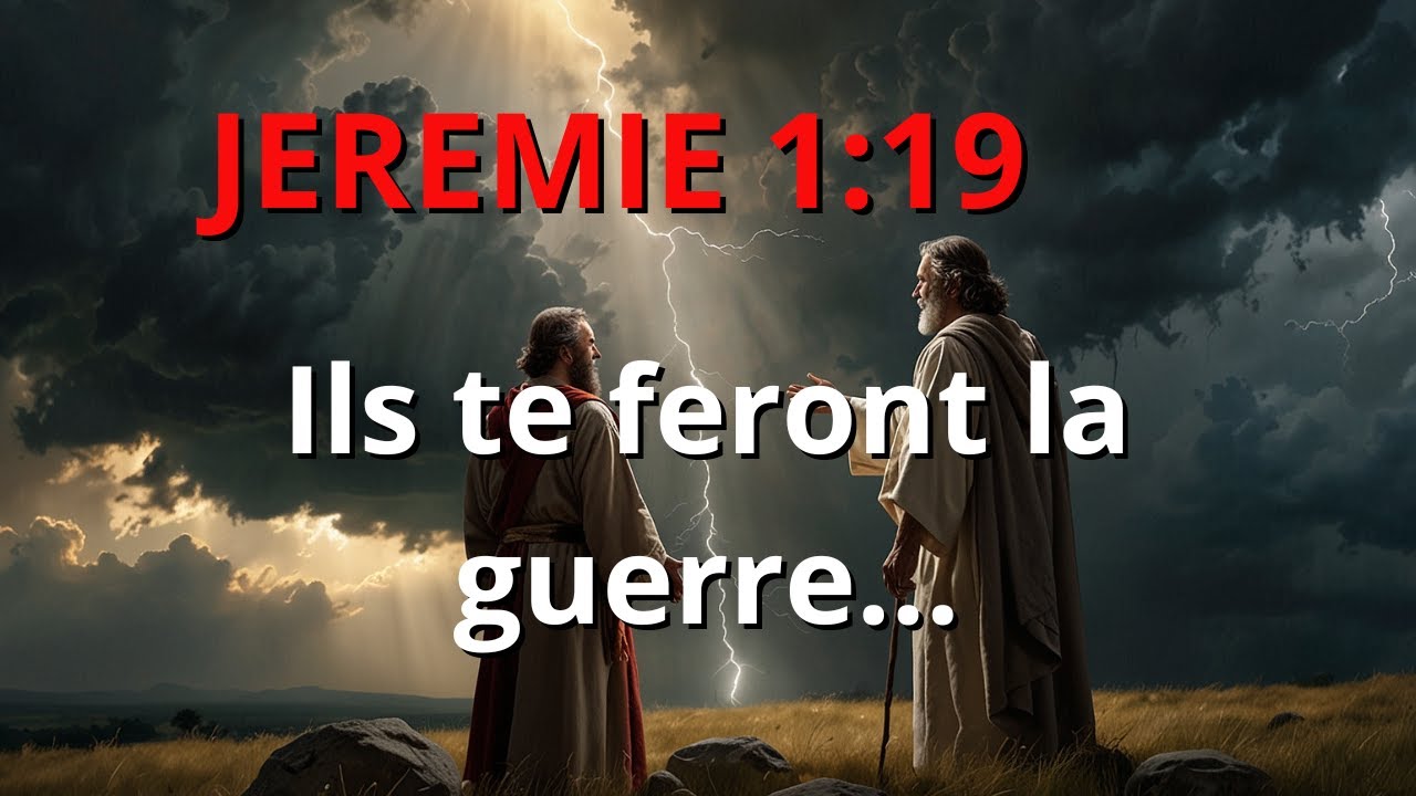 La Vérité Cachée de la Bible Jérémie 1:19 Révélée! - YouTube