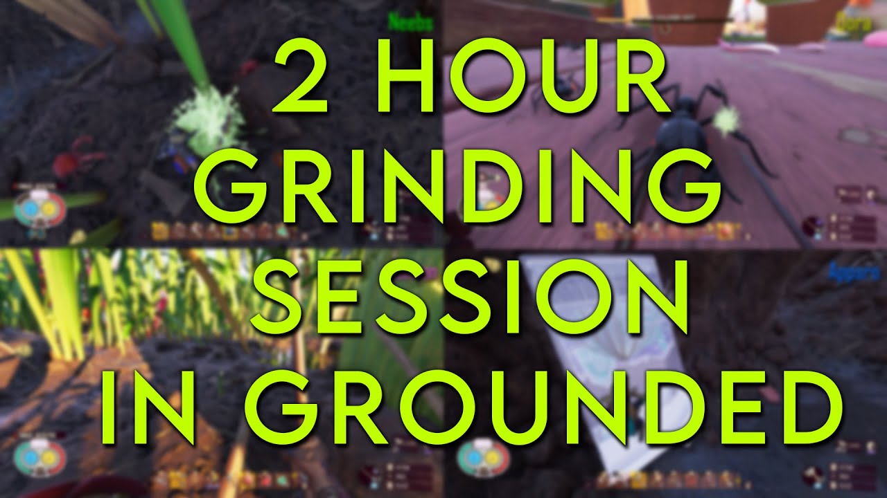 4 angles. 2 hours. 1 epic grinding session - Grounded - YouTube