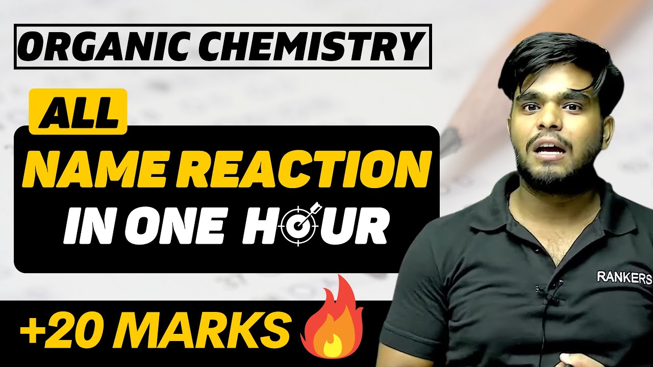 +20 Marks | All Organic Name Reactions in 1 Hours | JEE Mains Important ...