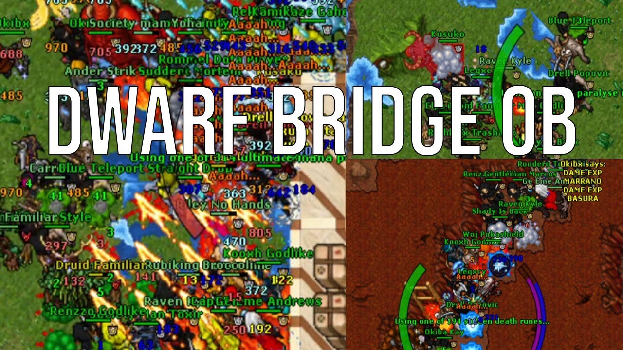 Tibia War - Ardera - Dwarf Bride Open Battle - YouTube