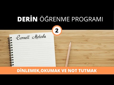 Cornell Metodu ile Not Almak