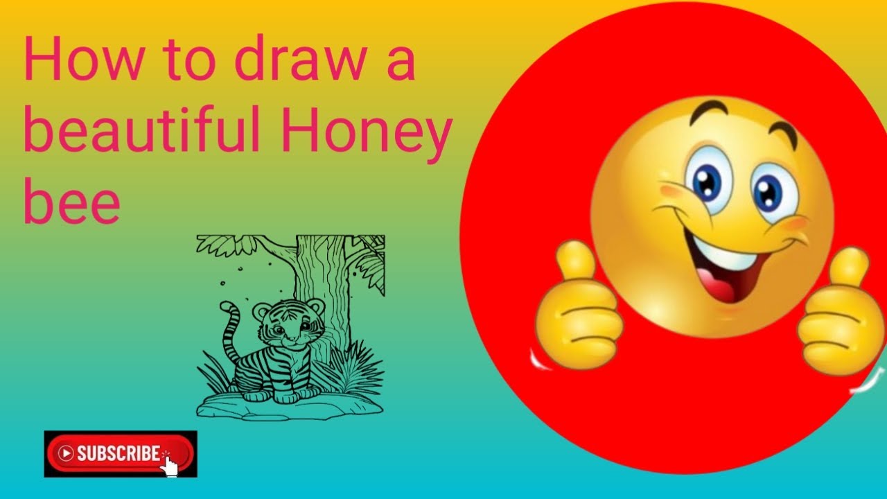 "How to Draw a Realistic Honey Bee: Step-by-Step Tutorial" - YouTube
