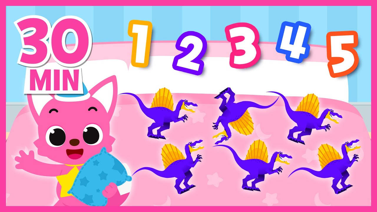 🦖Learn Numbers with Dinosaurs 🔢| +Compilation | Pinkfong Numbers for ...