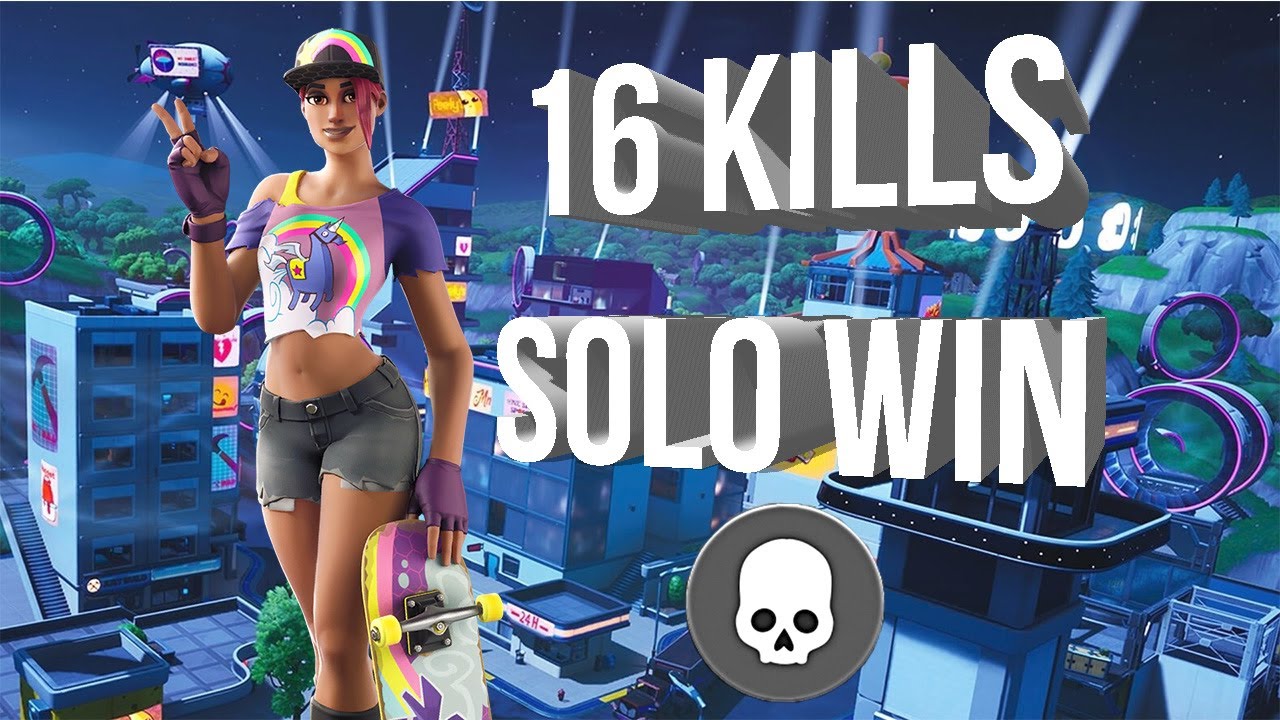 16 Kill Solo Win (Xbox One X) - YouTube