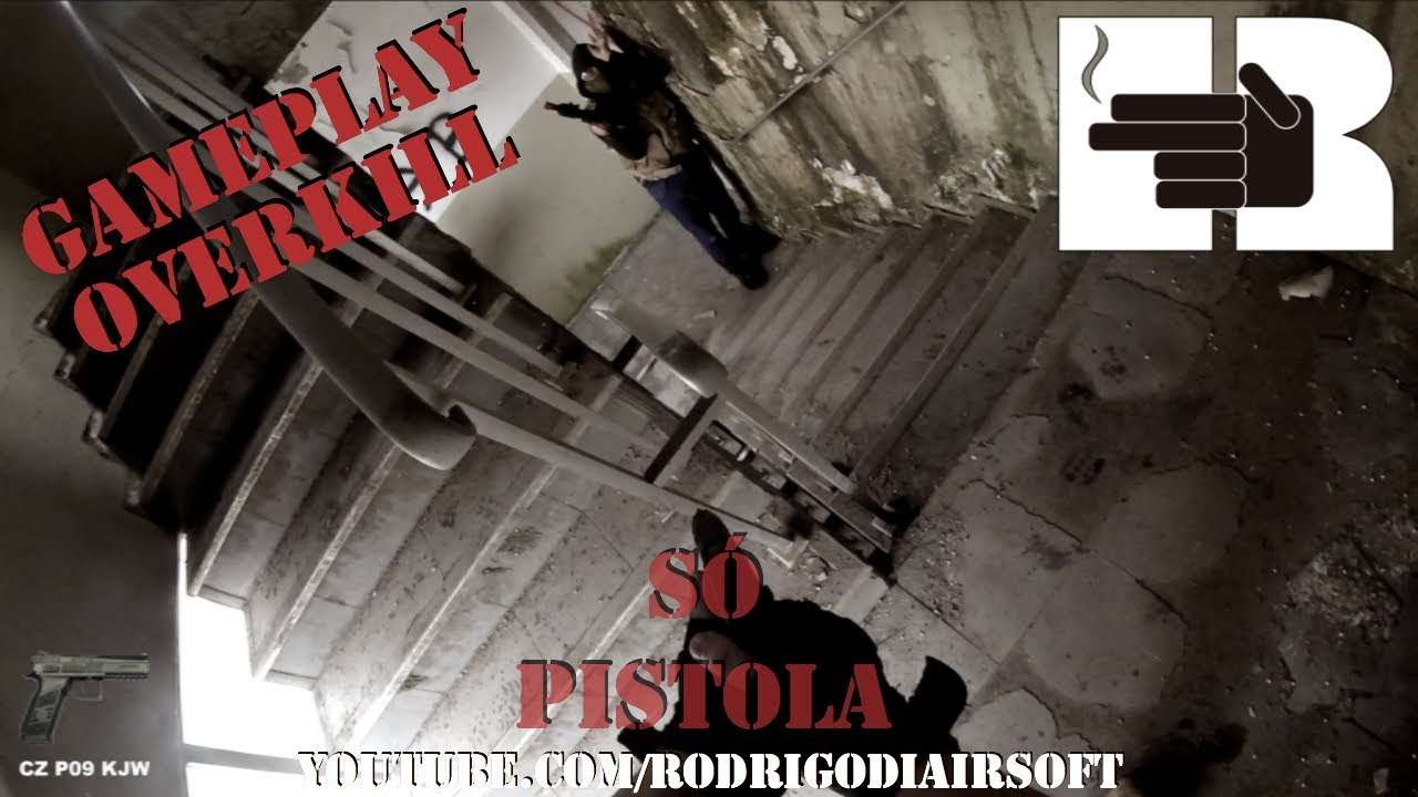 AIRSOFT | Game play Overkill | Só na pistola - YouTube