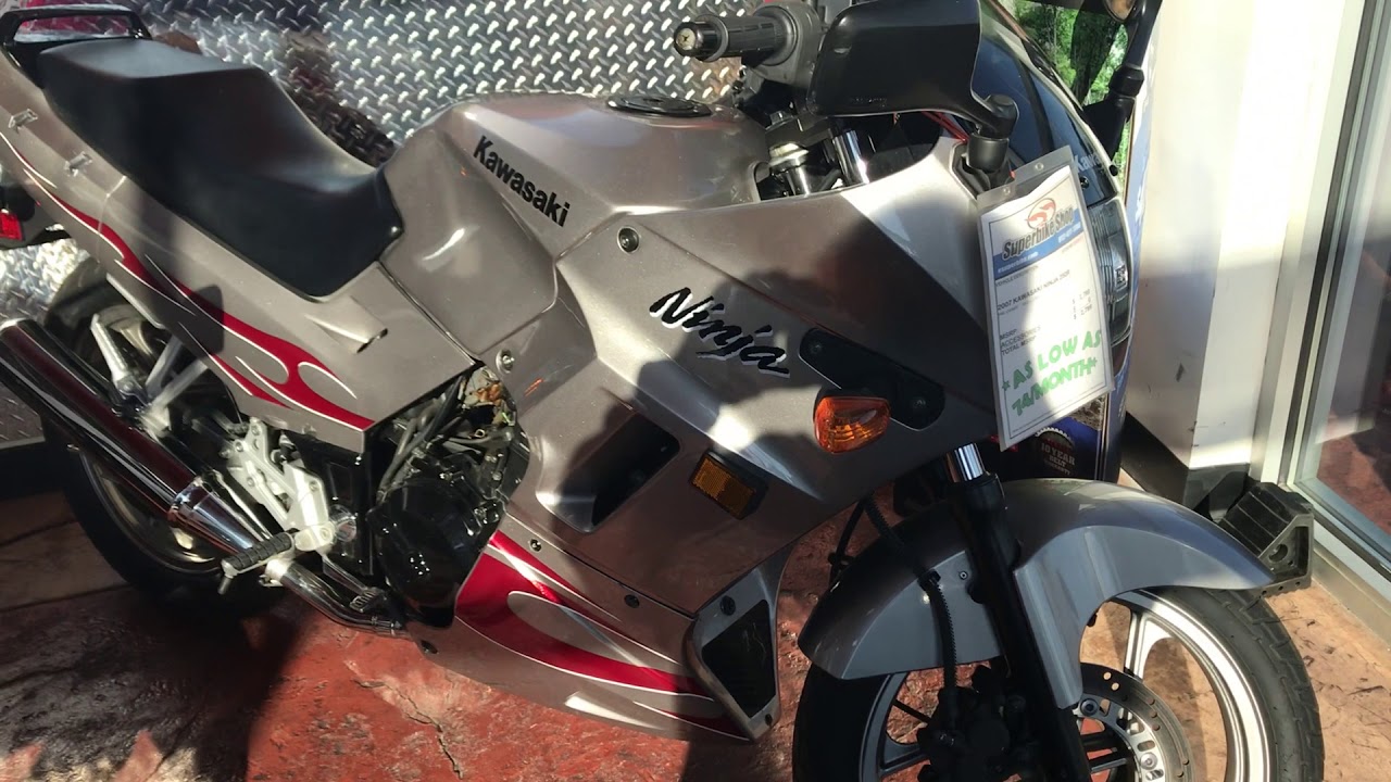2007 Pre-Owned Kawasaki Ninga 250 walkaround Evansville Super Bike Shop ...