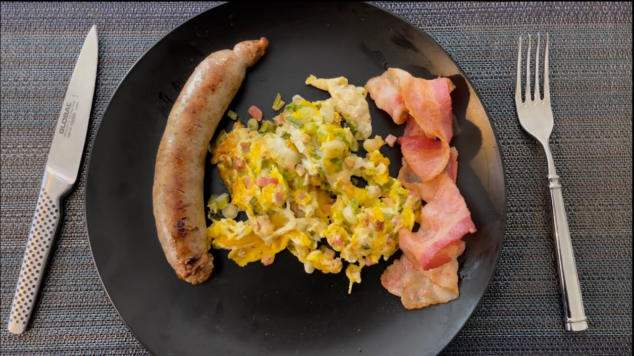 The Perfect Bacon, Egg, and Sausage Breakfast [Master Technique] - YouTube