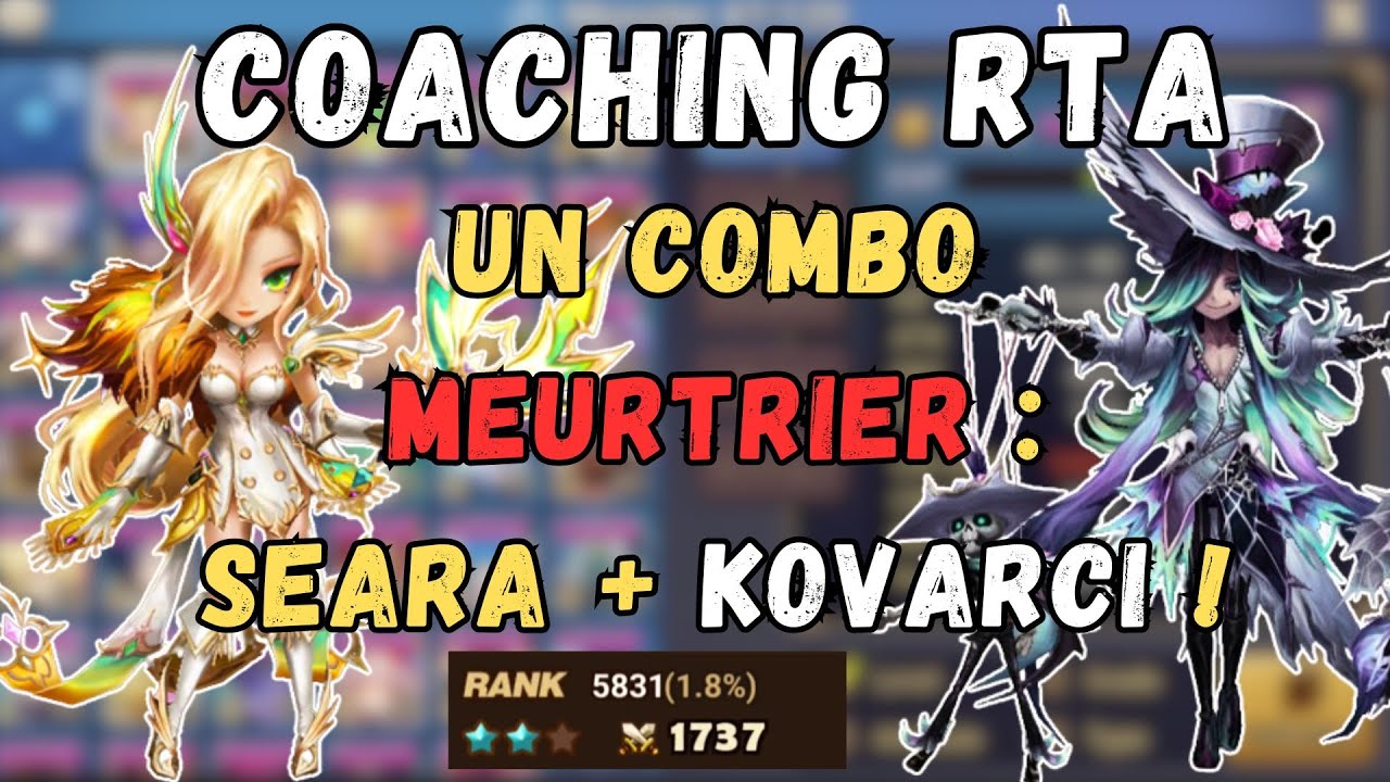 COACHING SW : Le combo Seara/Kovarci est trop fort ! SUMMONERS WAR ...