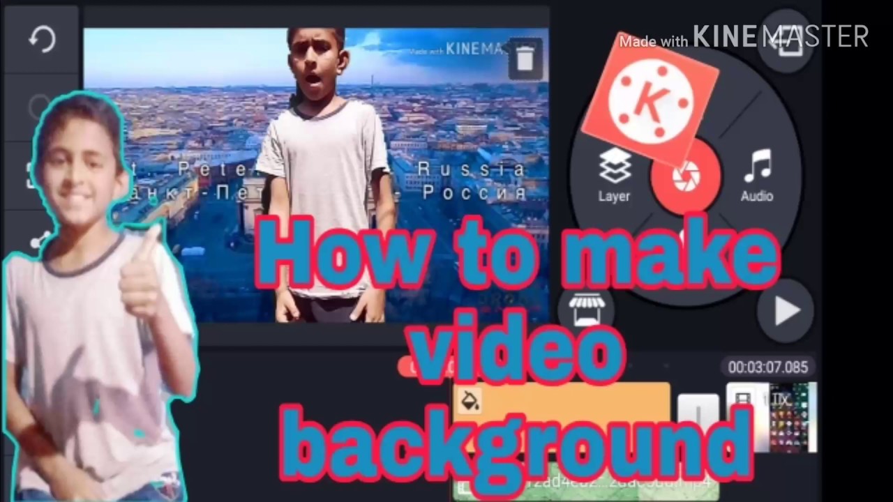 How to make video background. - YouTube
