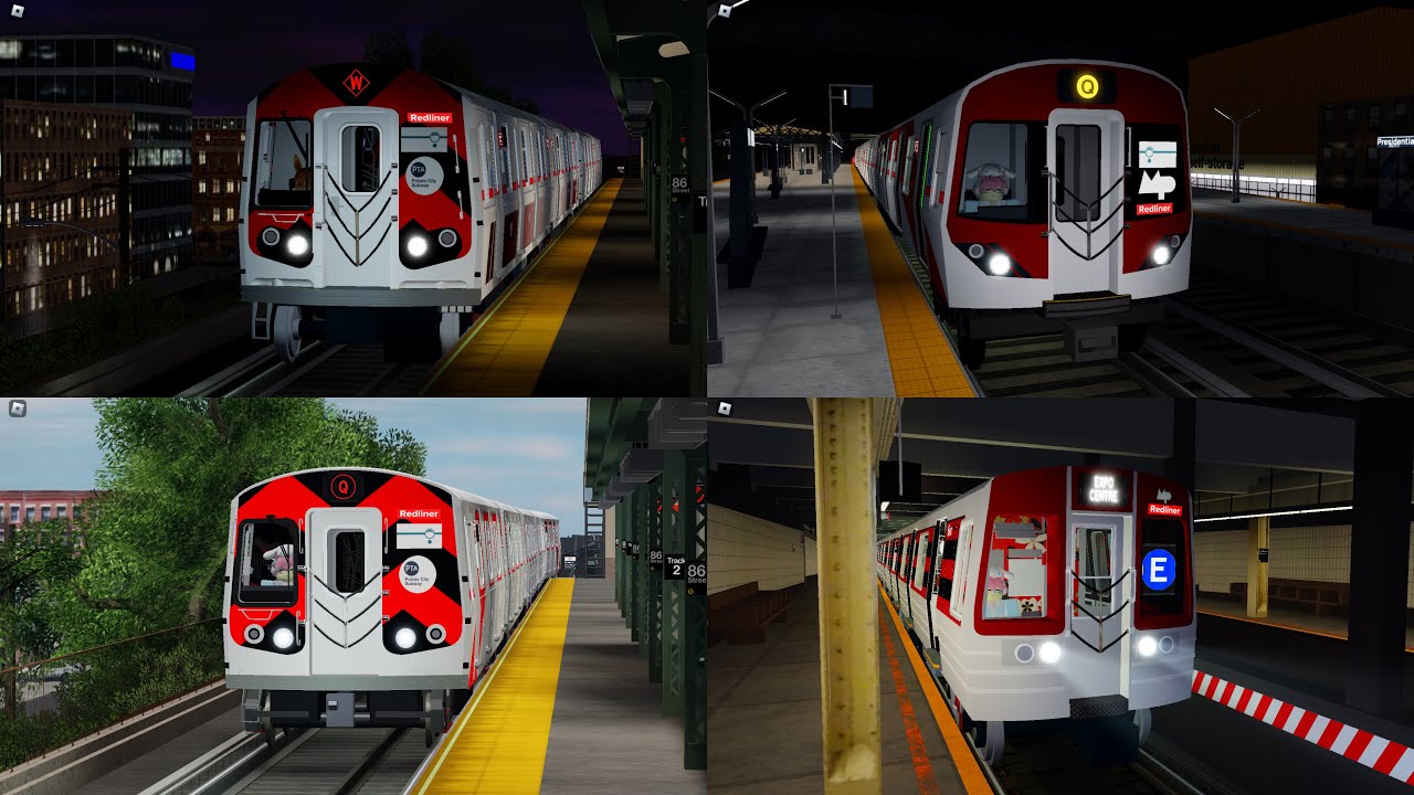 PTA Subway, Redliner Variant trains Compilation Part 3 - YouTube