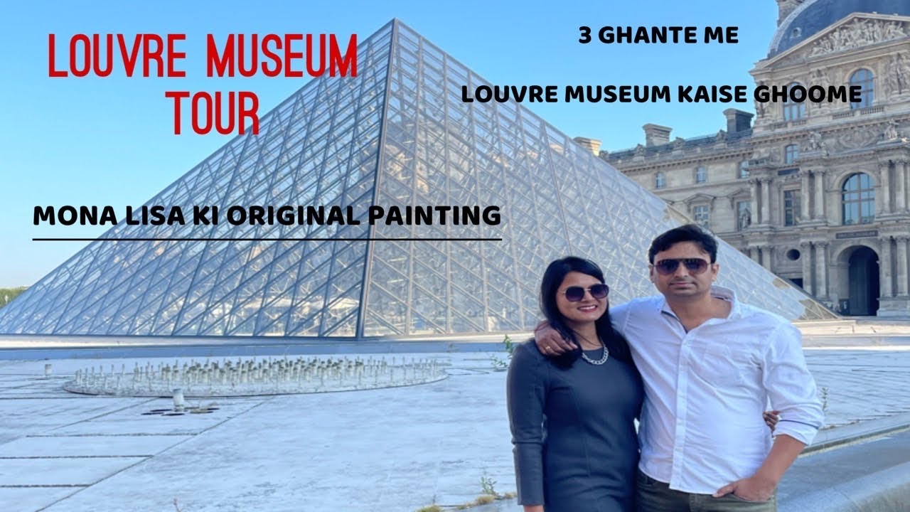 Louvre Museum tour | Mona Lisa original painting | Napoleon apartment ...