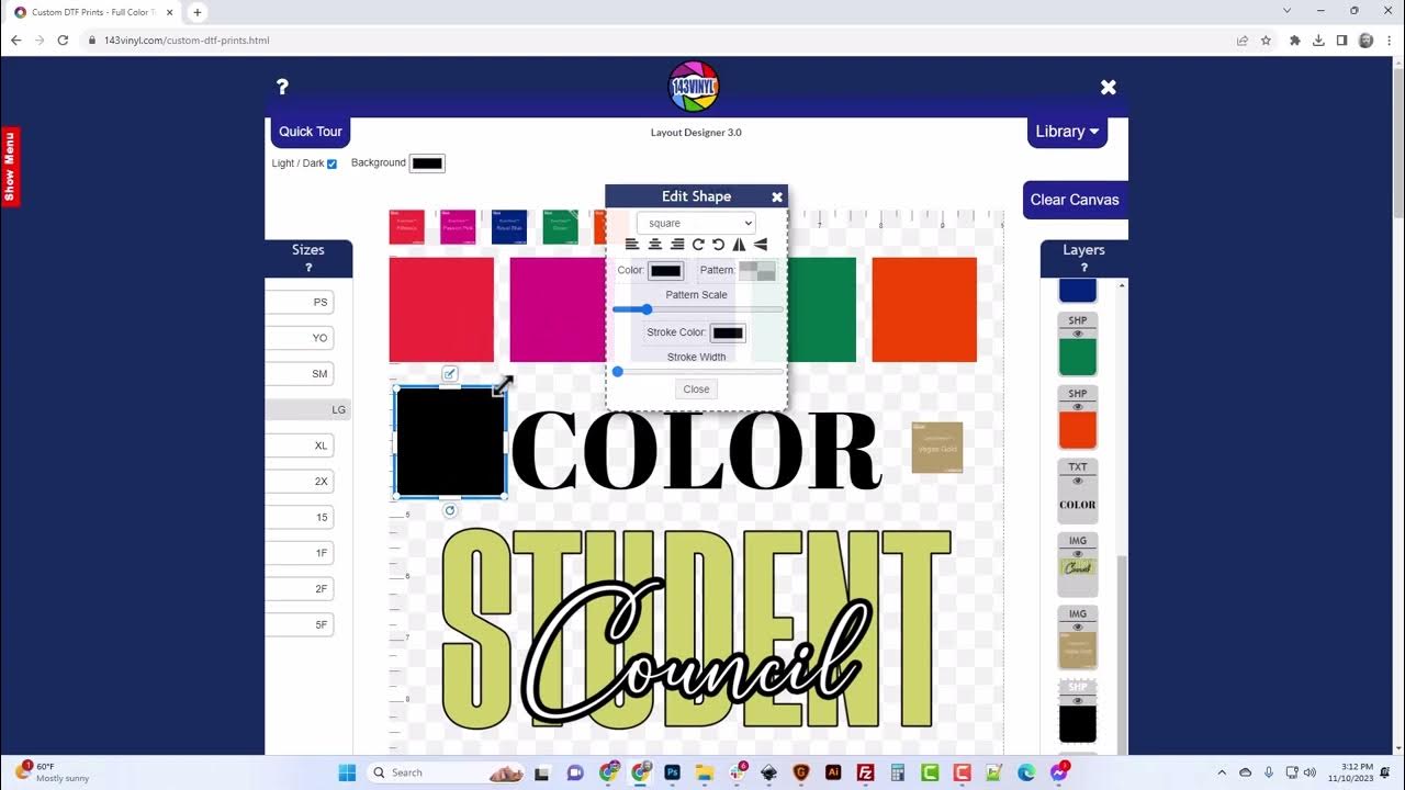 Using the Color Picker How to Match Colors for DTF - YouTube