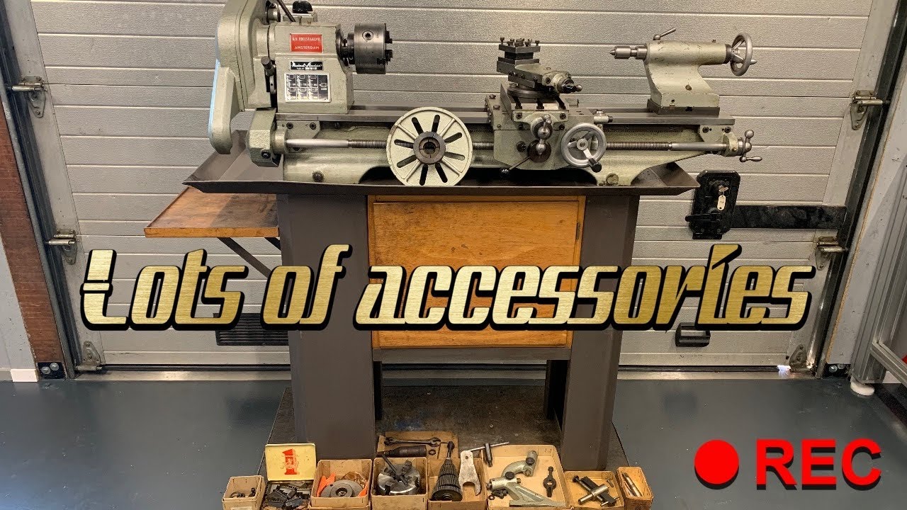 Emco Maximat Standard + Accessoiries Metal Lathe - YouTube