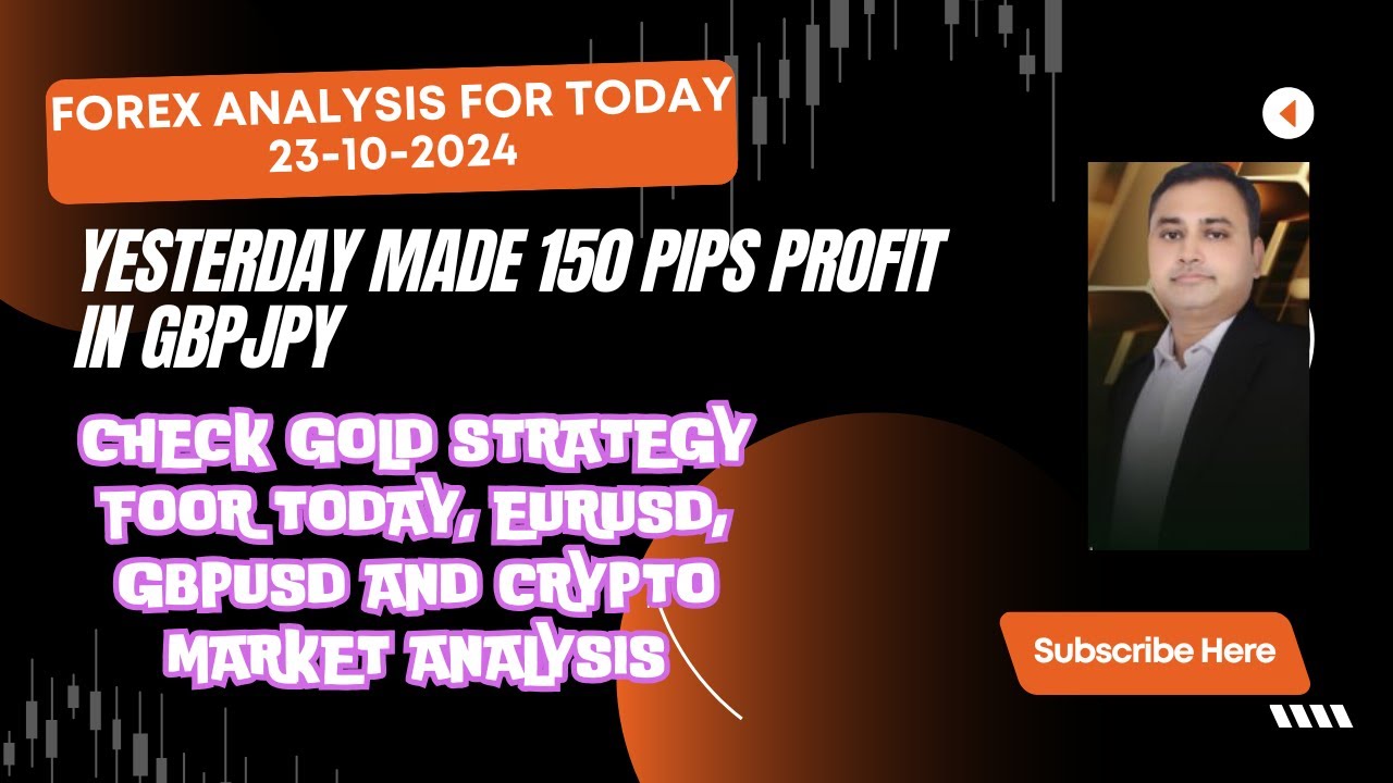 TODAY 100 PIP TRADING OPPORTUNITY|FOREX ANALYSIS FOR TODAY 23-10-2024 ...