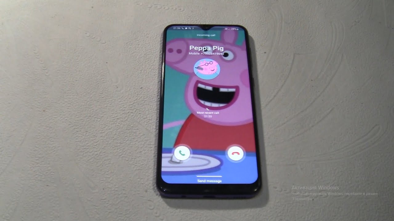 Peppa Pig Over the Horizon Incoming call - YouTube