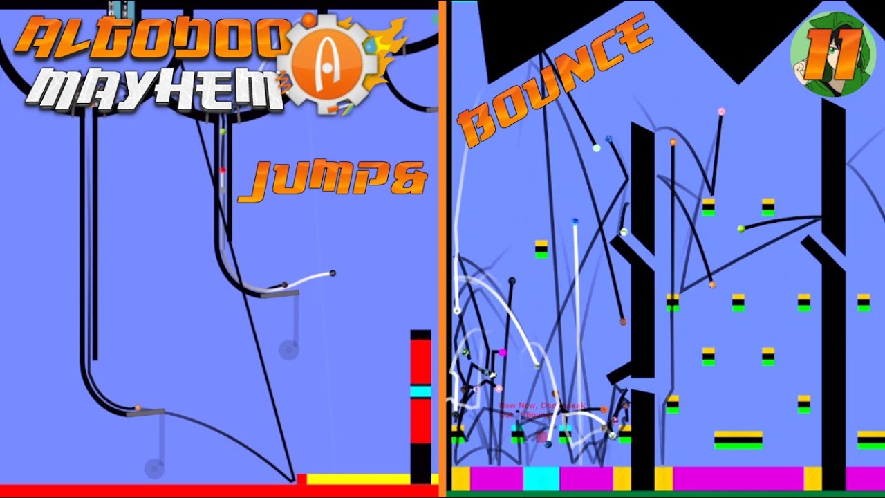 Algodoo Mayhem 11 | Jump&Bounce - YouTube