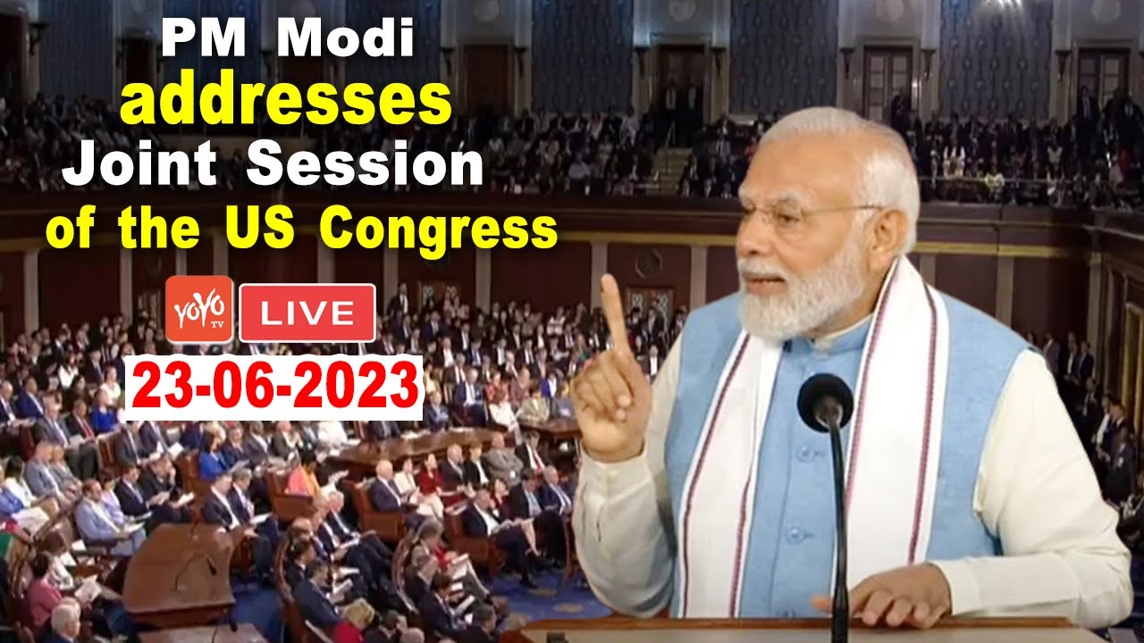 Modi USA LIVE: PM Modi addresses Joint Session of the US Congress | PM ...