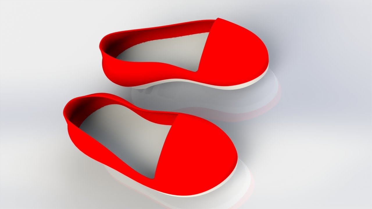 Solidworks: shoes - YouTube