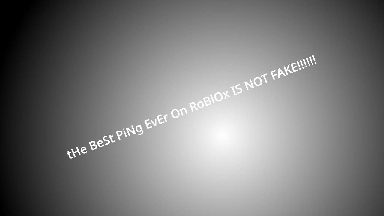 "tHe BeSt PiNg EvEr On RoBlOx" - YouTube