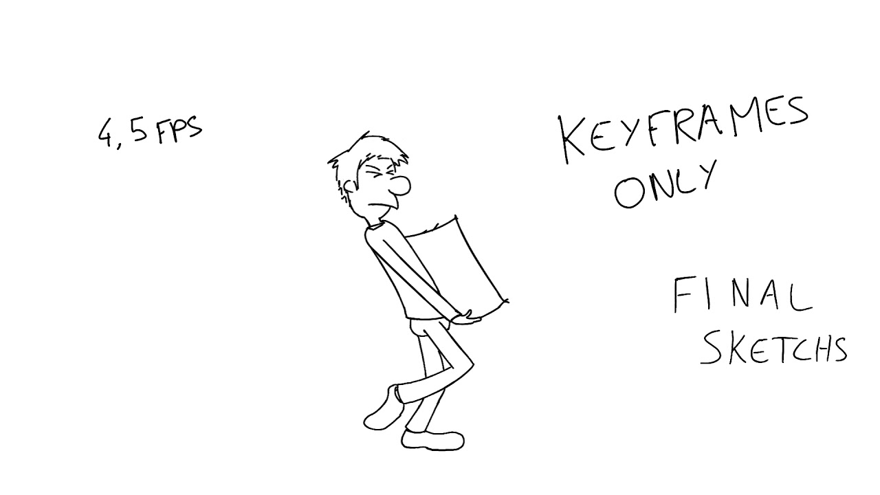 Walk cycle : Carrying Heavy Things - YouTube