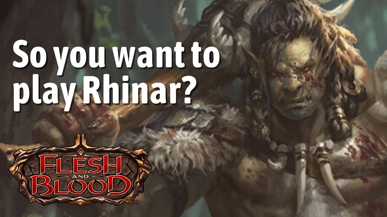 Learn to Play Rhinar | Flesh and Blood TCG - YouTube
