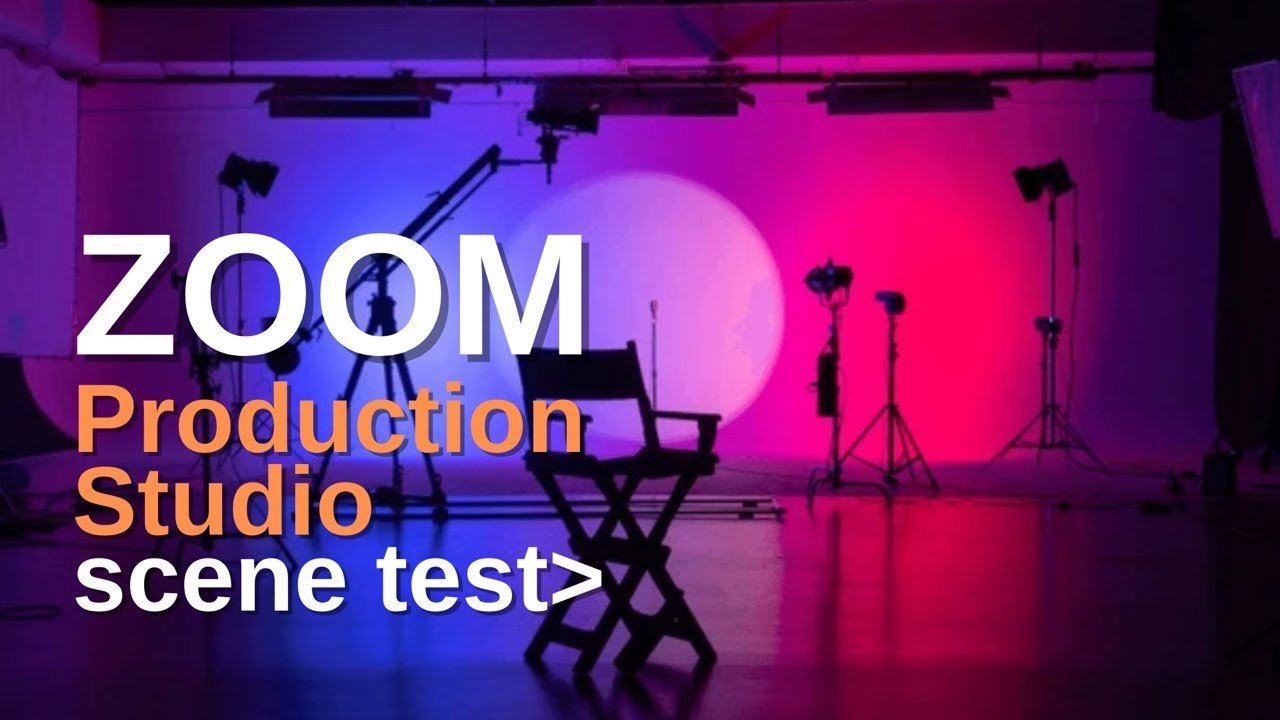 Zoom Production Studio demo for webinars - YouTube
