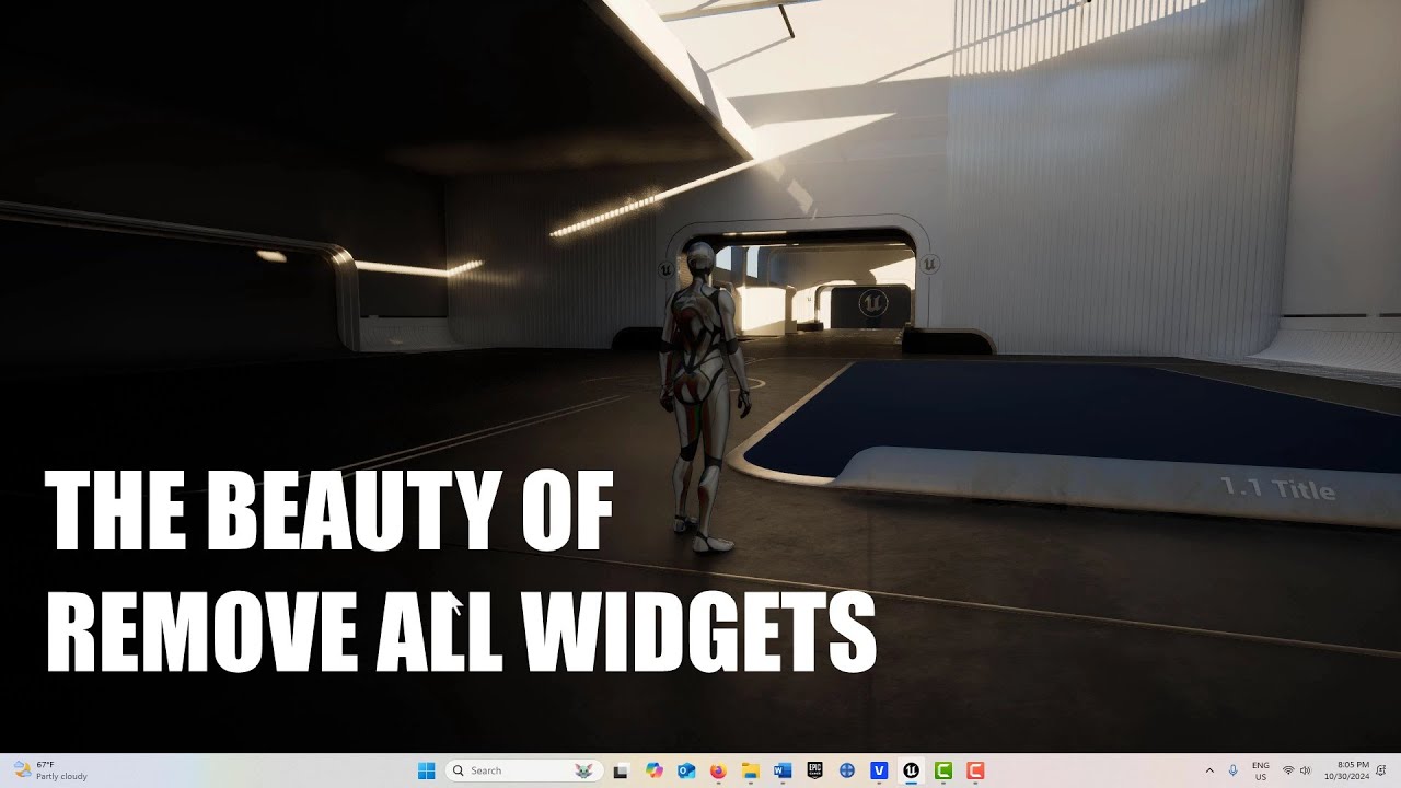 The Beauty Of Remove All Widgets In Unreal Engine Youtube