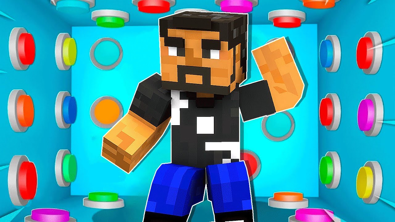 100 BOTONES MISTERIOSOS pero SOLO UNO PARA ESCAPAR en MINECRAFT 😱 - YouTube