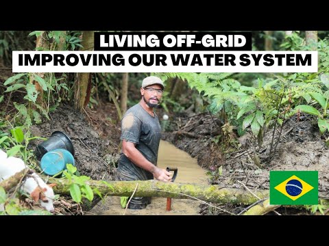 Our Off-Grid Water System | Water Stream Cleaning | Water Infiltration ...