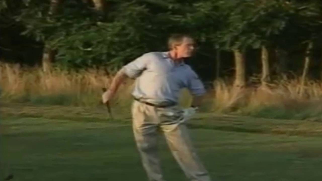 George 'Watch this drive' Bush - War on terror at golf - YouTube