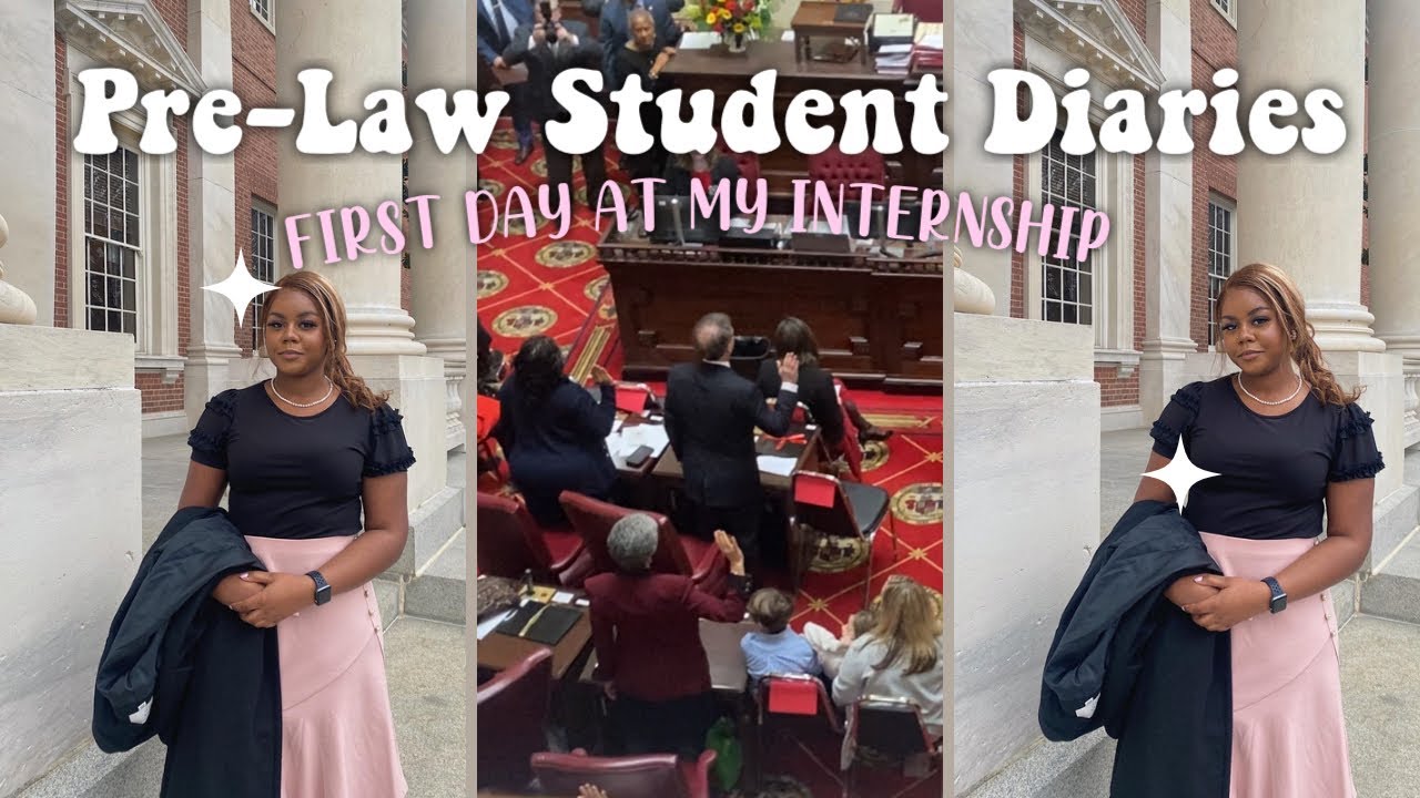 First Day at My New Internship | Pre-law Student Diaries Ep 2 - YouTube