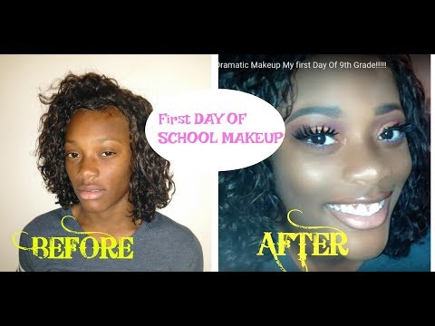 I Wore Dramatic Makeup My first Day Of 9th Grade!!!!! - YouTube