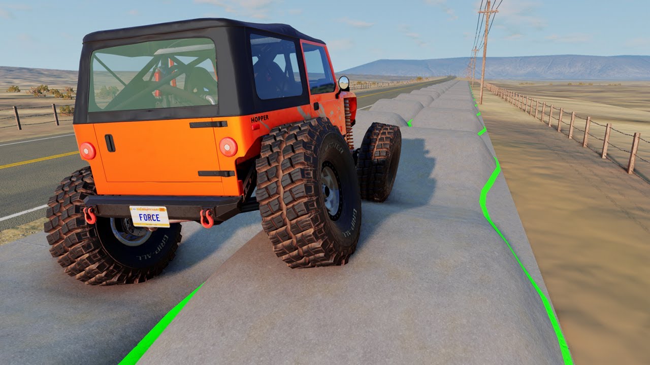 BeamNG.drive Suspension Test: Heavy Cars & Trucks | What It’s Like In ...