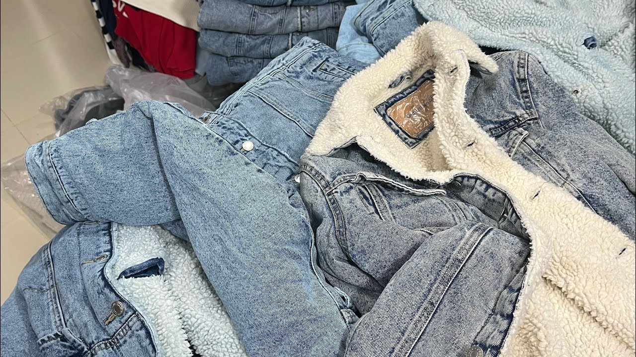 Denim Sherpa Jacket | Lefties Denimwear | 100% export authentic premium ...