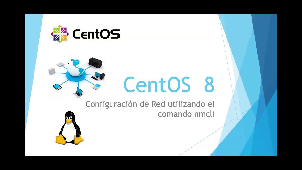 CentOS 8 Server - configuración de red usando nmcli - YouTube